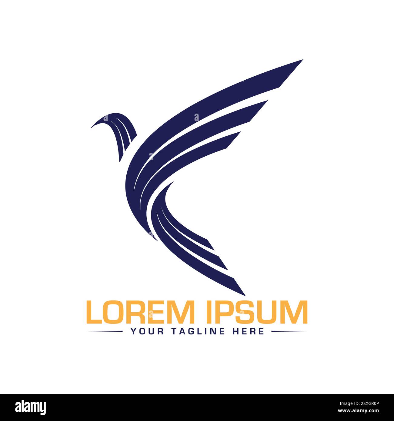 Bird logo design creative Stock Vector Images - Alamy