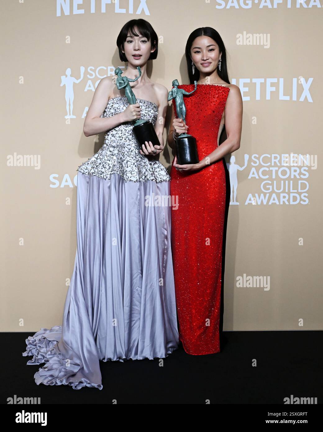 Los Angeles, California, USA. 23rd Feb, 2025. Moeka Hoshi and Anna ...