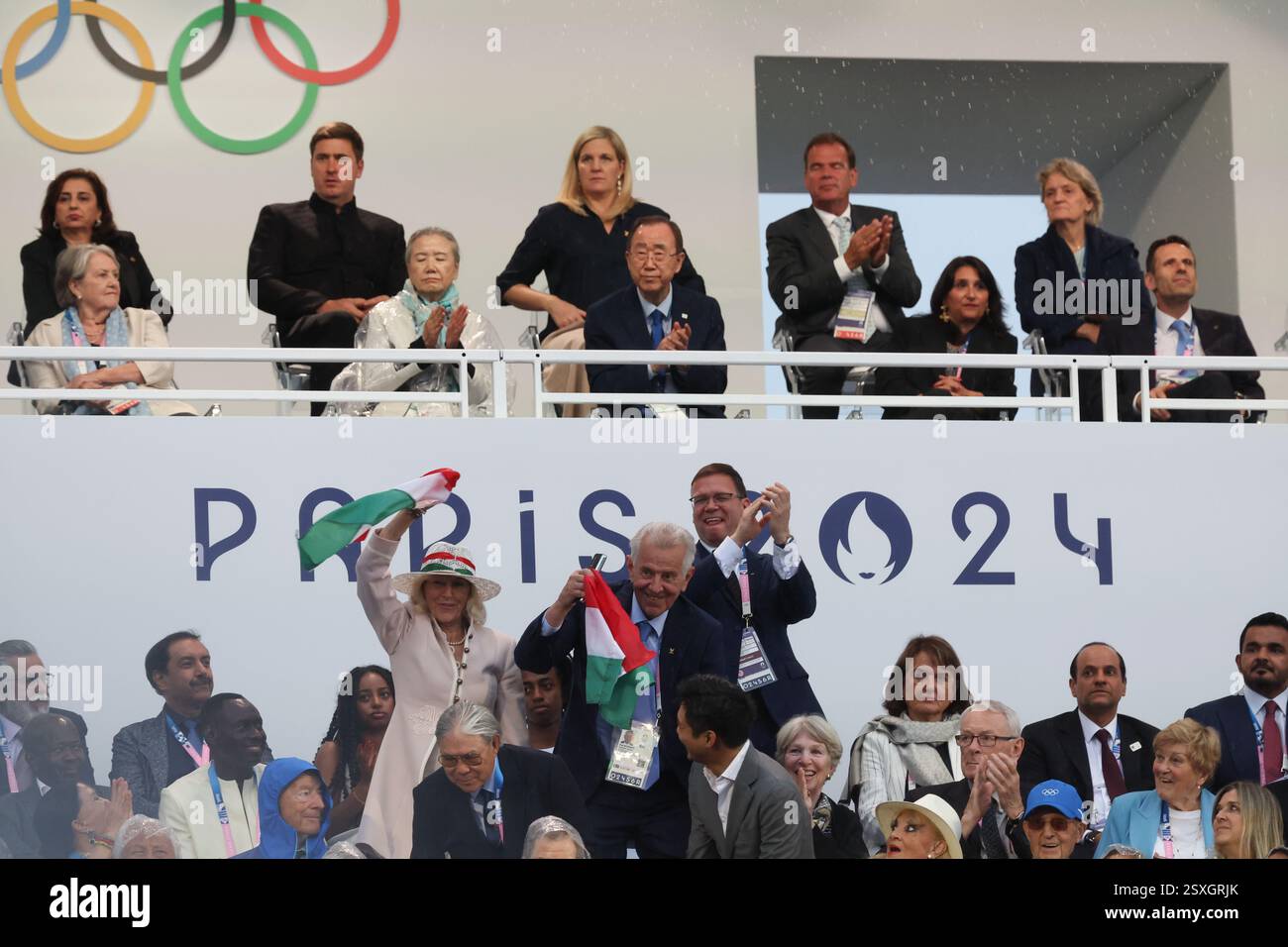 July 26th, 2024 - Paris, France: Former President of Hungary Pal ...