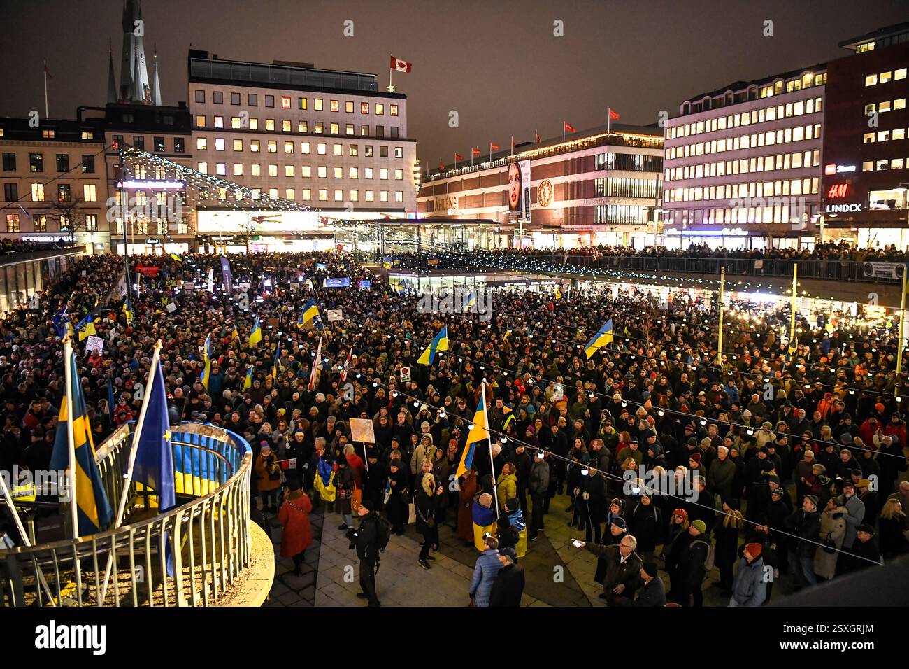 Stockholm, Sweden. 24th Feb, 2025. STOCKHOLM, SWEDEN 20250224People ...