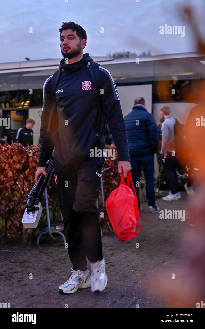 Eindhoven - Reda Aknum of FC Dordrecht during the twenty-seventh round ...