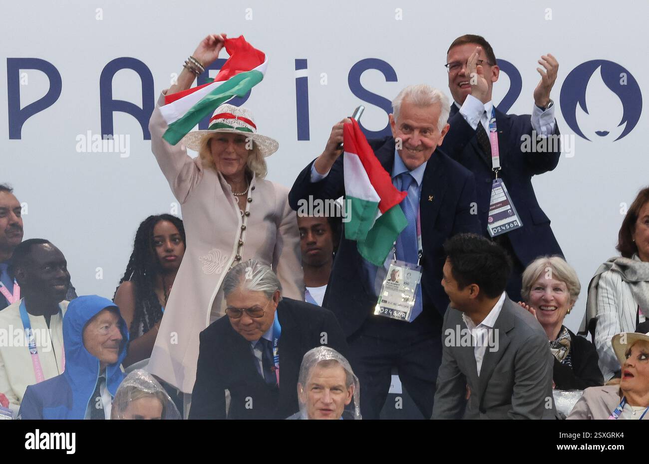 July 26th, 2024 - Paris, France: Former President of Hungary Pal ...