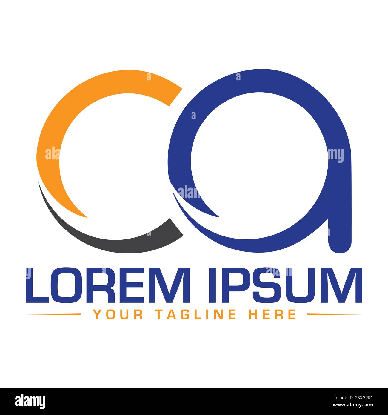 CA Letter Logo Design Stock Vector Image & Art - Alamy
