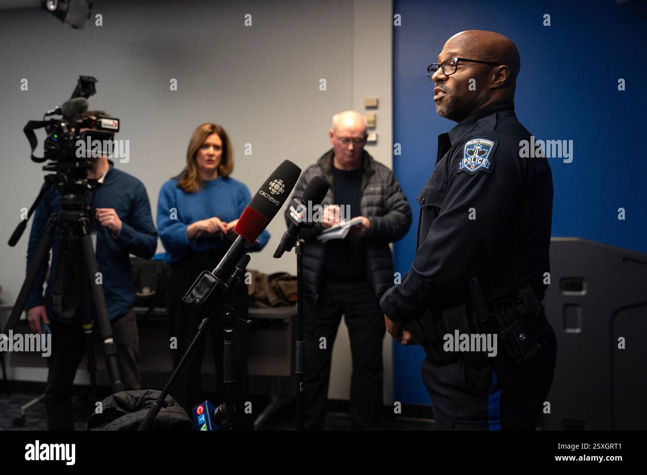 Halifax, Canada. 24th Feb, 2025. Constable Martin Cromwell of the ...