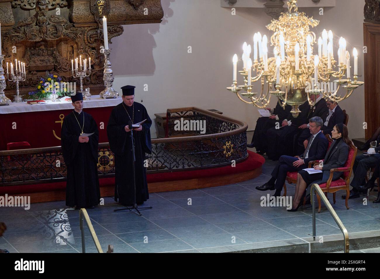 2025-02-24 COPENHAGEN DENMARKThe Danish Royal Couple King Frederik and ...