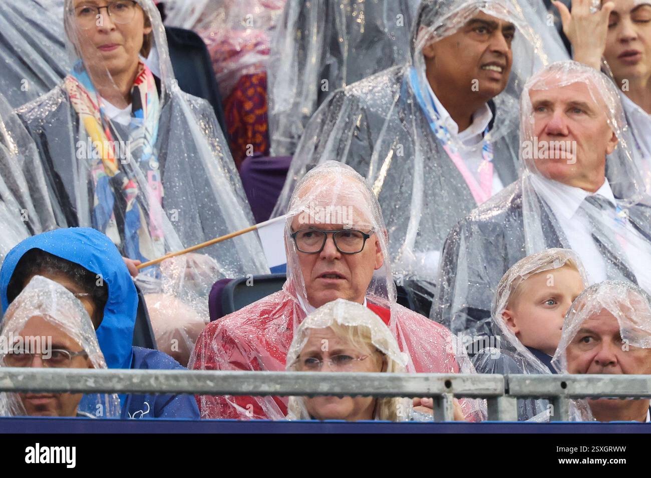 July 26th, 2024 - Paris, France: Prince Albert II of Monaco under the ...