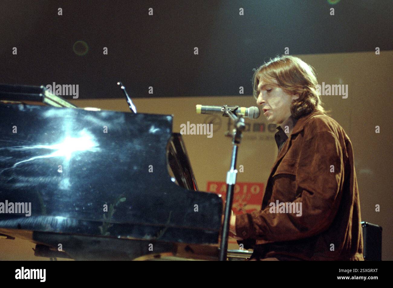 Milan Italy 1995: Gianni Togni,Italian singer, during the live concert ...