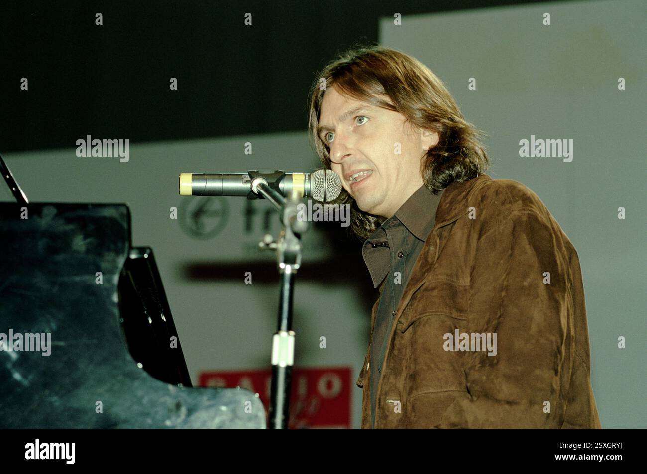 Milan Italy 1995: Gianni Togni,Italian singer, during the live concert ...