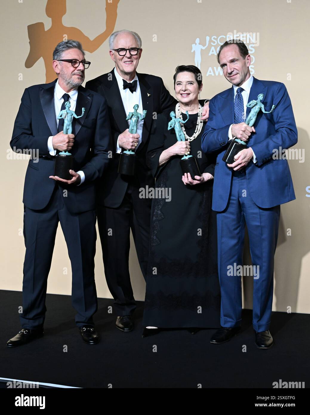 February 23, 2025, Los Angeles, California, USA: (L-R) Sergio ...