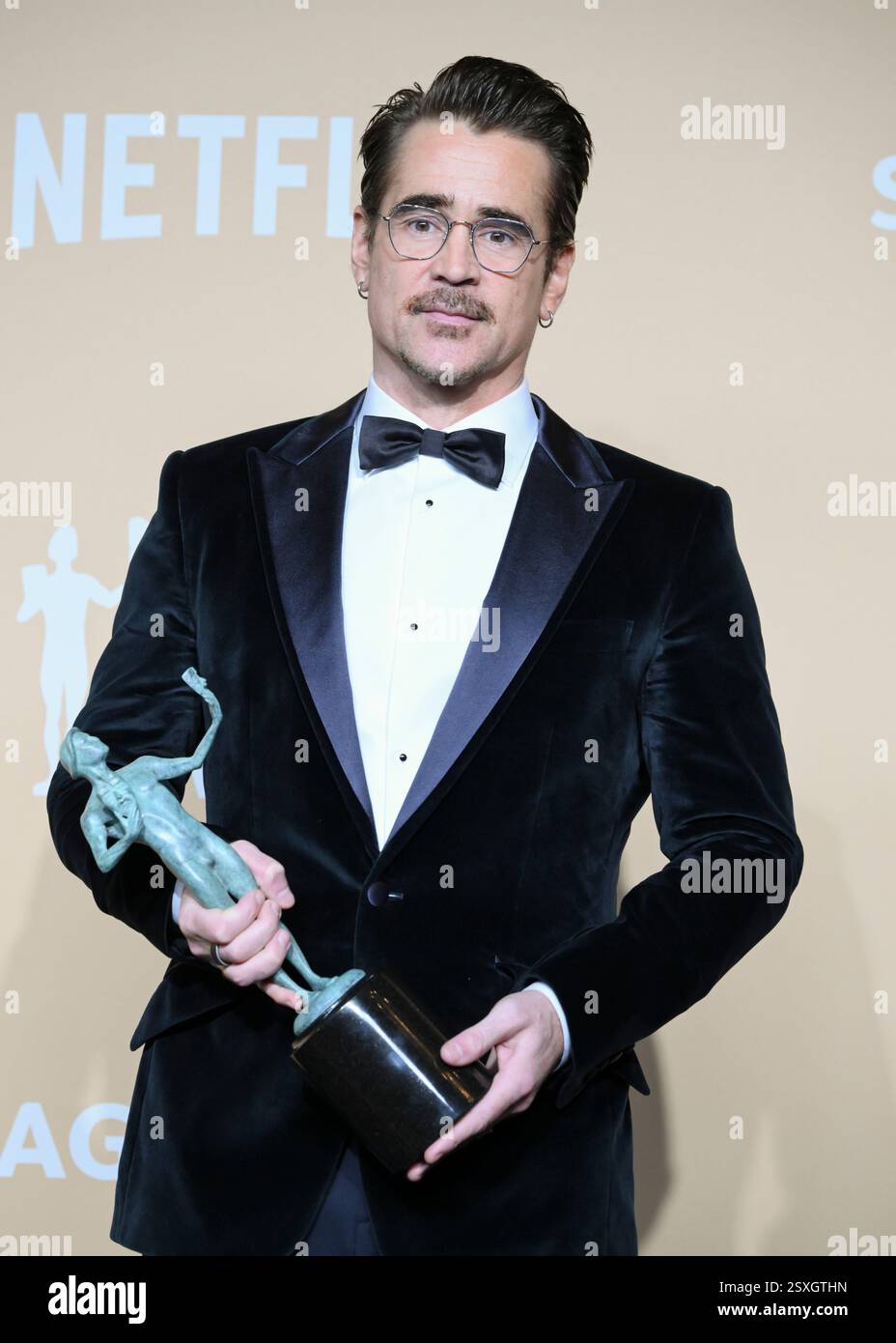 February 23, 2025, Los Angeles, California, USA: Colin Farrell attends ...
