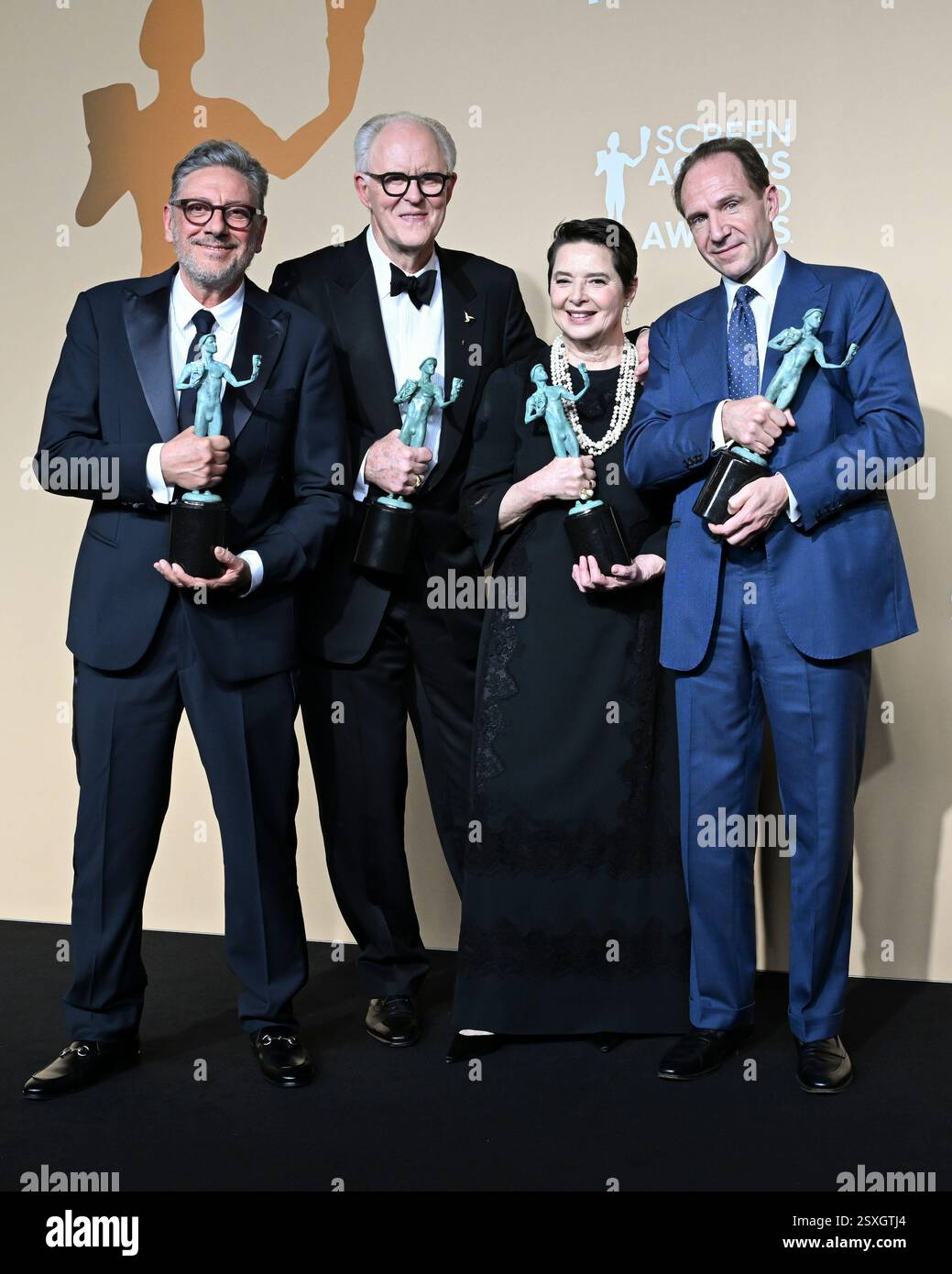 February 23, 2025, Los Angeles, California, USA: (L-R) Sergio ...