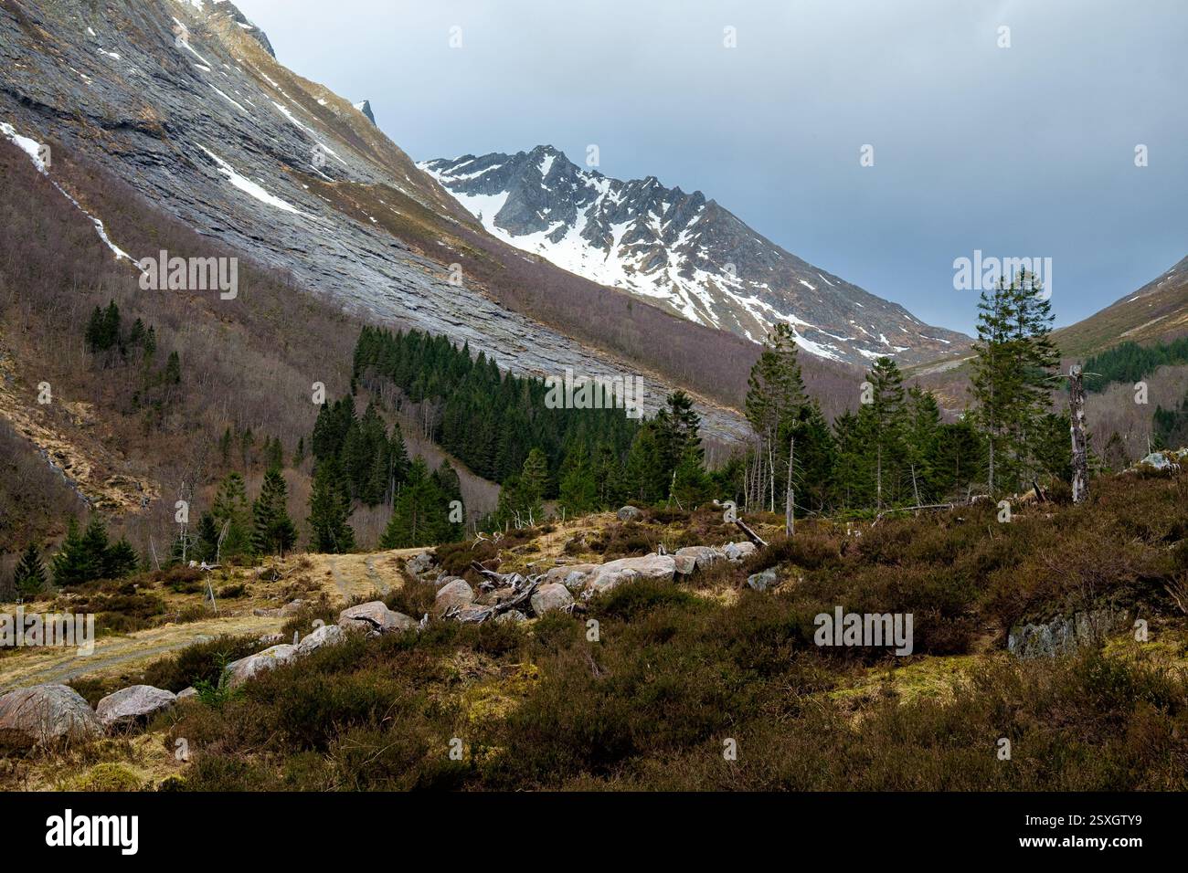 Tranquil landscape features distant hi-res stock photography and images ...