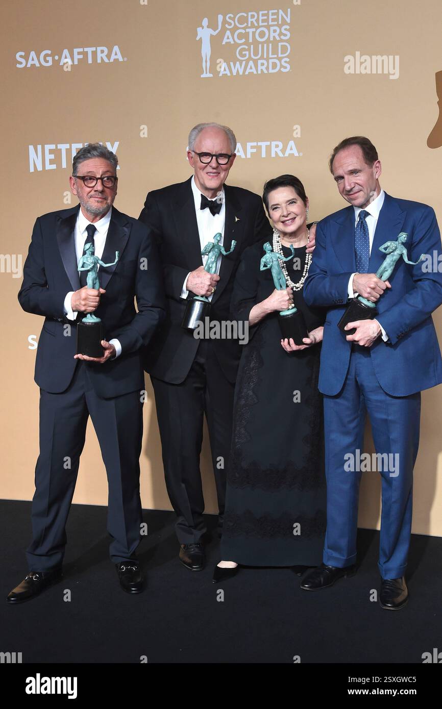 Sergio Castellito, John Lithgow, Isabella Rossellini und Ralph Fiennes ...