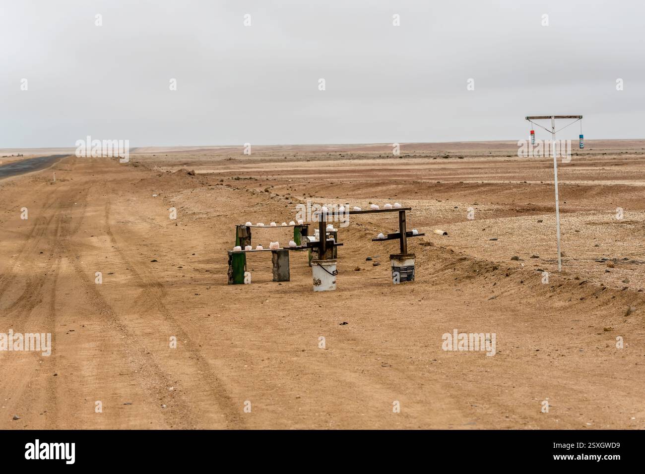 showcase of salt cristals on sale at honesty market shop in desert ...