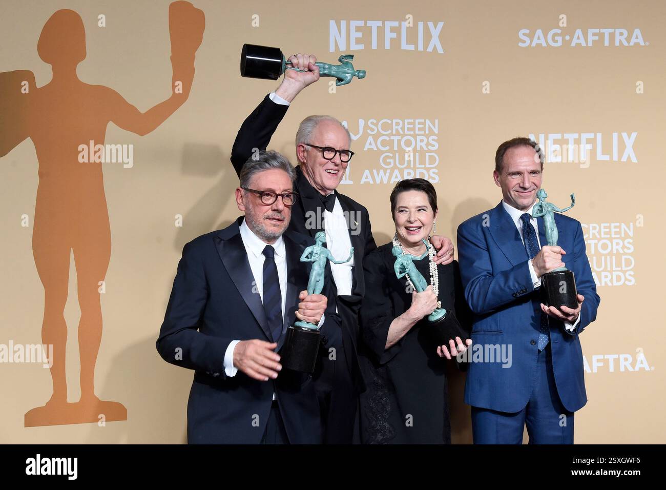 Sergio Castellito, John Lithgow, Isabella Rossellini und Ralph Fiennes ...