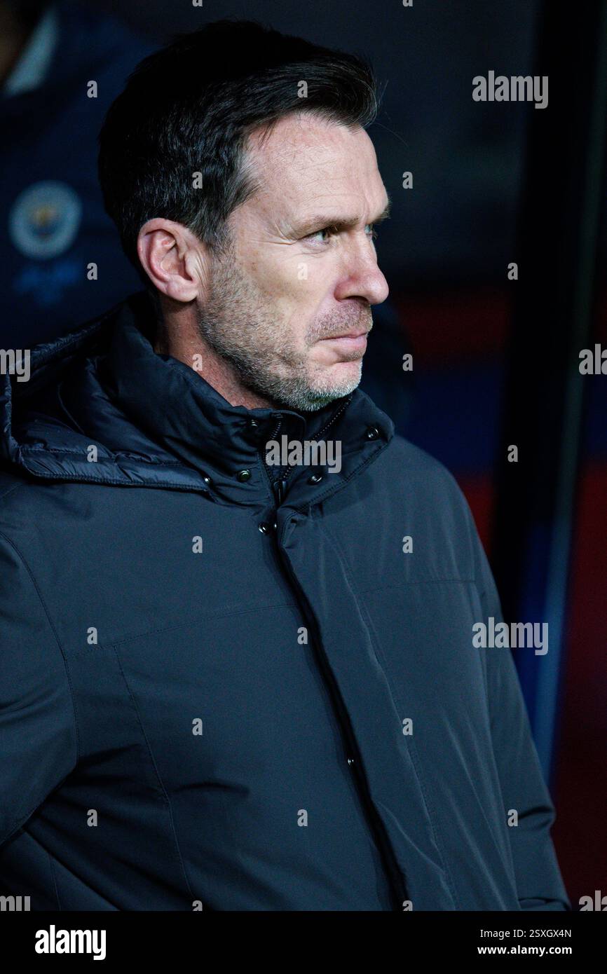 Barcelona, Spain. 18th December, 2024. The manager Gareth Taylor in ...