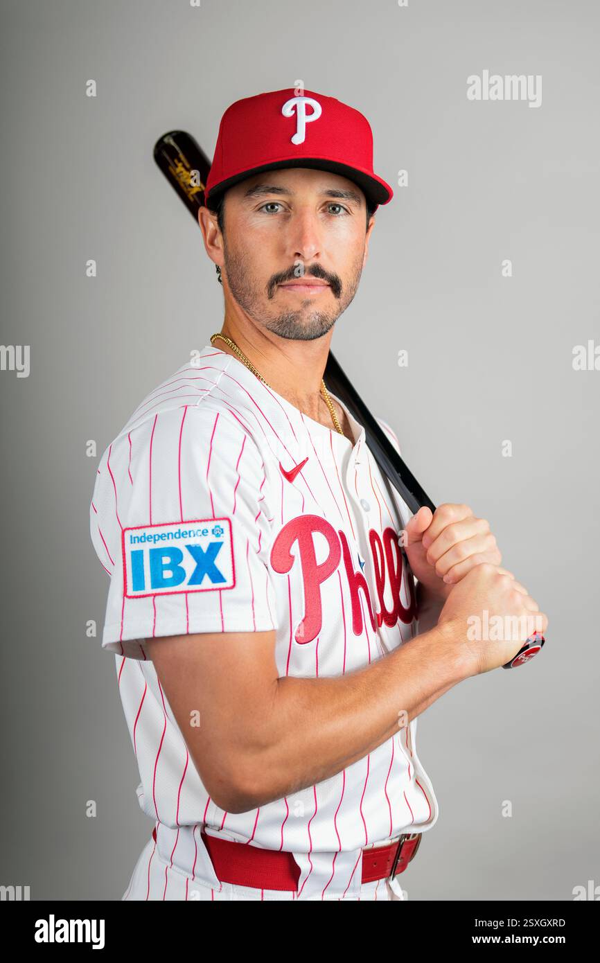 This is a 2025 photo of Garrett Stubbs of the Philadelphia Phillies ...