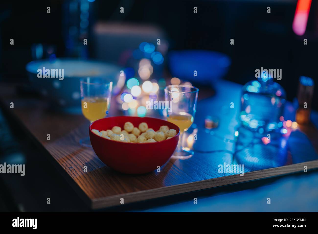 Cozy table setup snacks hi-res stock photography and images - Alamy