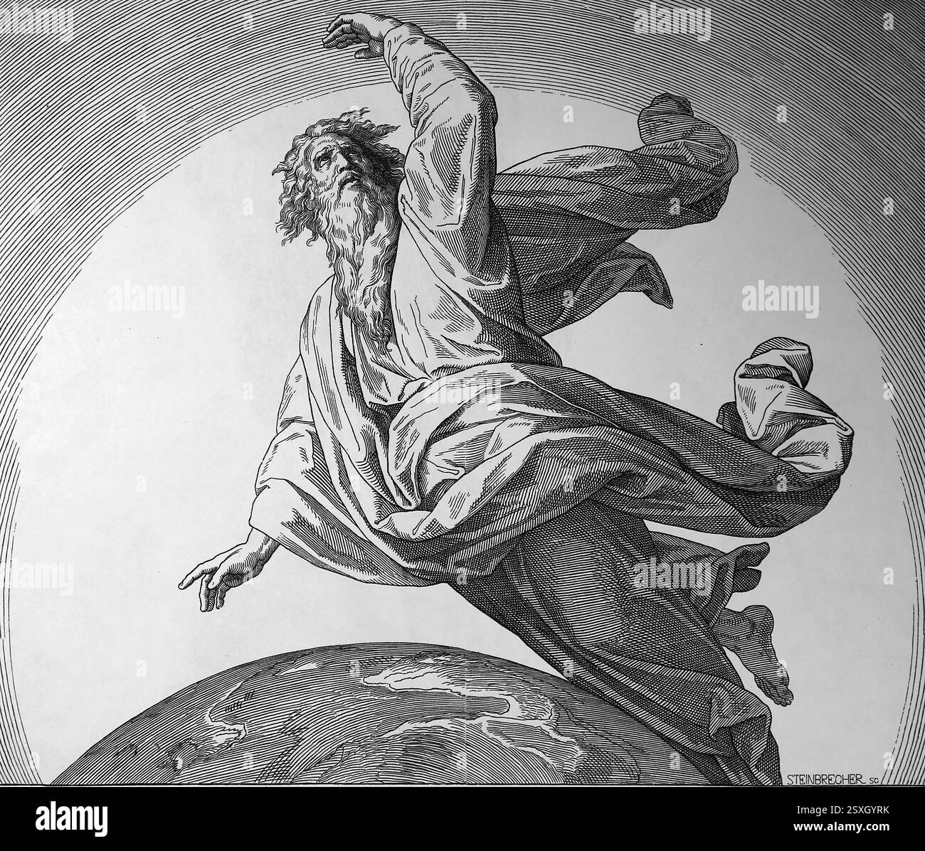 Old Testament. "The Second day of Creation". The sky was created ...