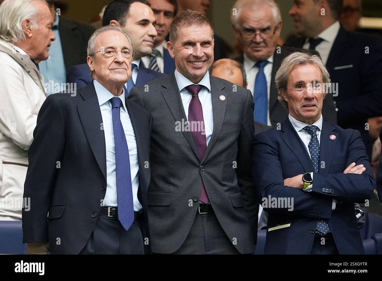 Madrid, Spain. 23rd Feb, 2025. Real Madrid's President Florentino Perez ...