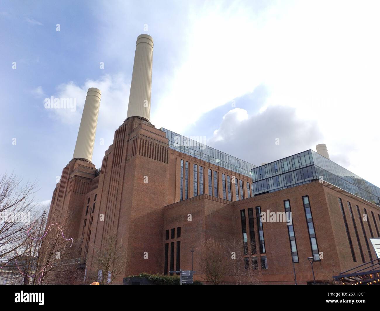 The impressive facade of Battersea Power Station, one of London’s most ...