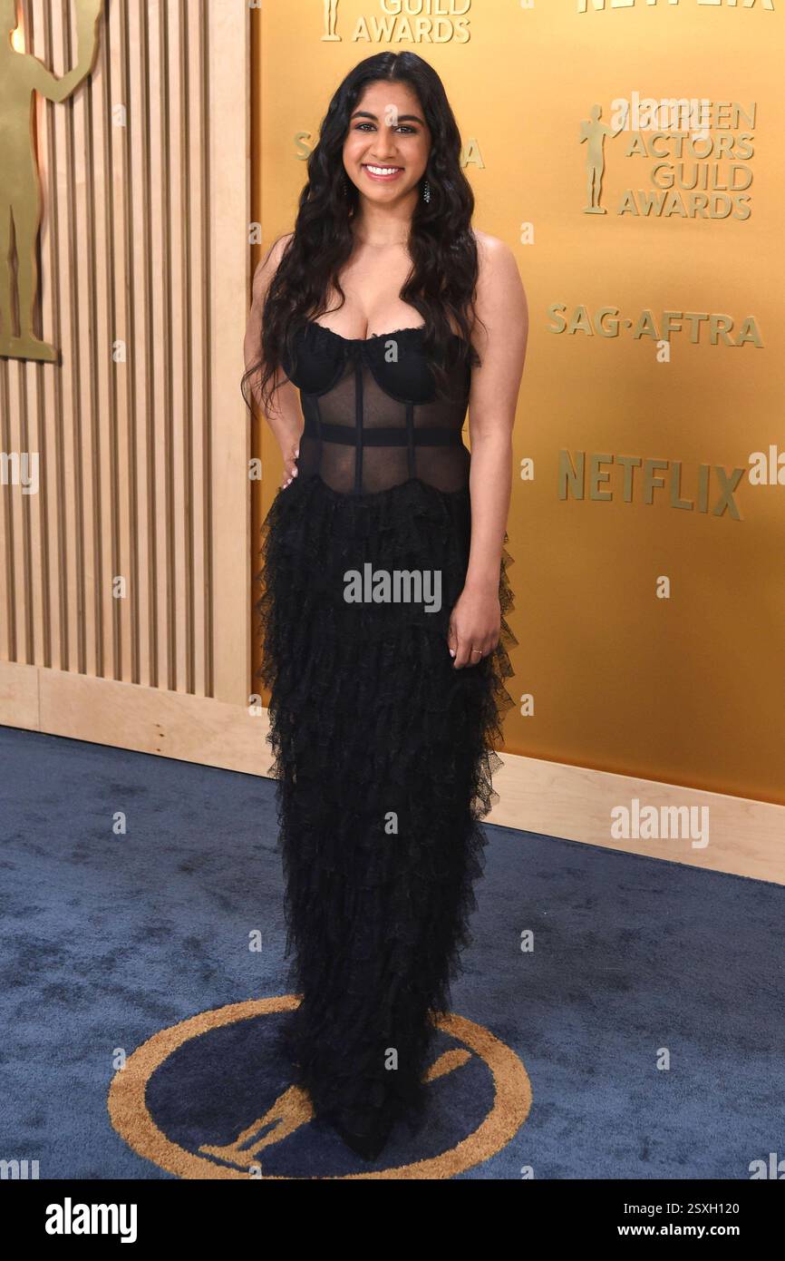 Monica Padman bei der Verleihung der 31. Screen Actors Guild Awards 2025 im Shrine Auditorium ...
