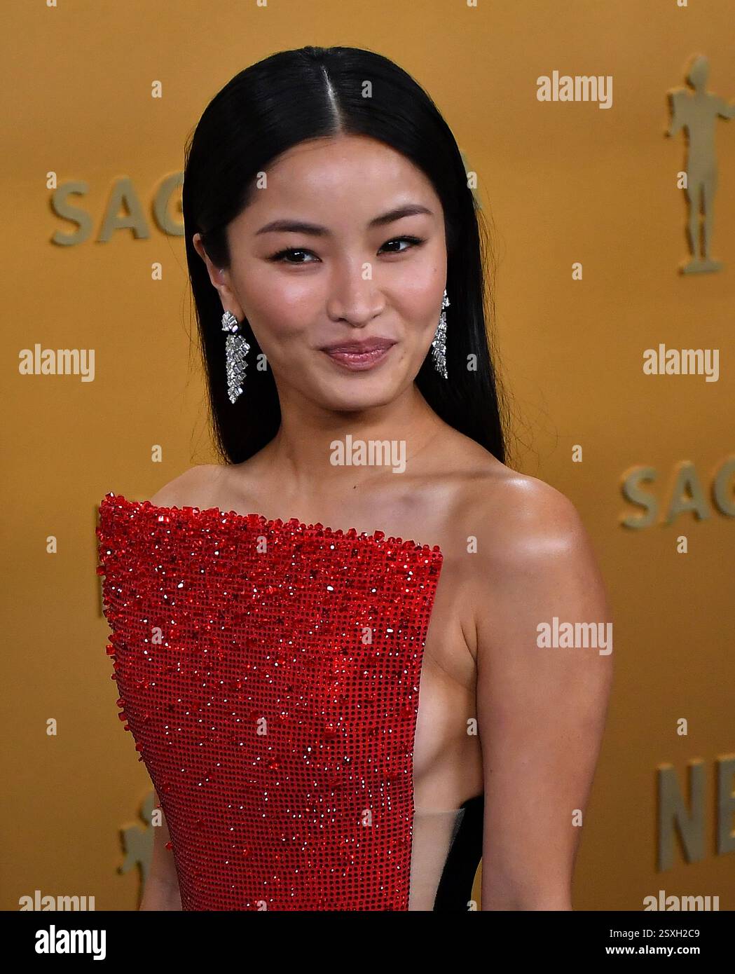 Anna Sawai attends the 31st Annual Screen Actors Guild Awards at Shrine ...