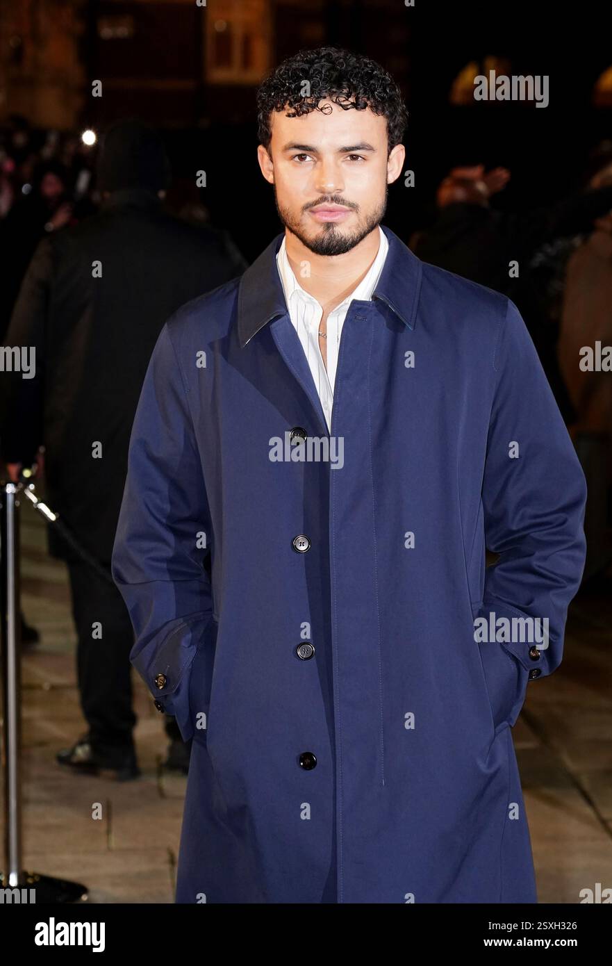 Matthew Broome arriving at the Burberry show at Tate Britain, London ...