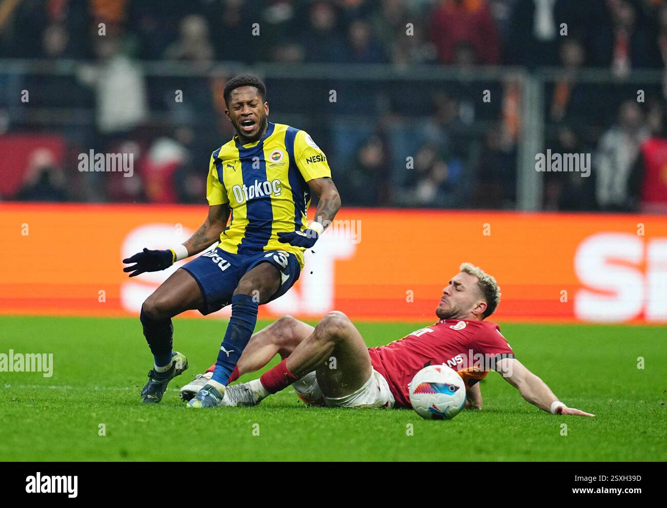 February 24 2025: BarÄ±s Alper Yilmaz, Fred // during a Turkish Super ...
