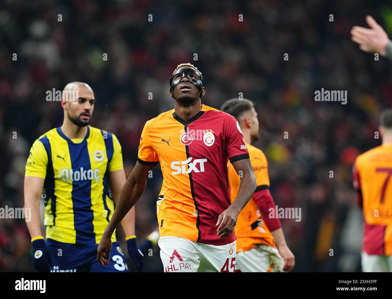 Rams Park, Istanbul, Turkey. 24th Feb, 2025. Victor Osimhen // during a ...