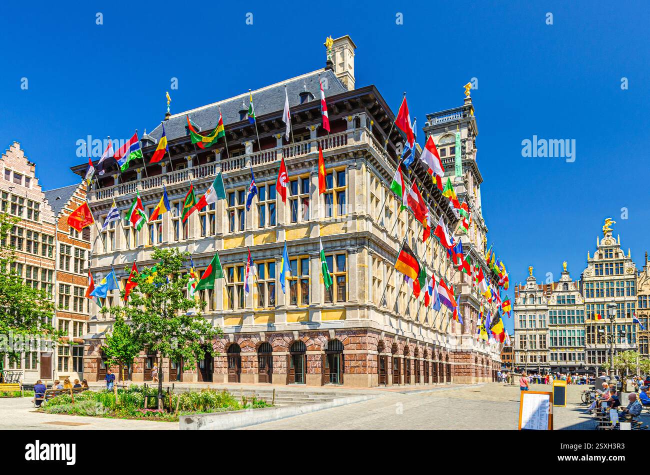 Antwerp City Hall Stadhuis Antwerpen Renaissance Architectural style ...