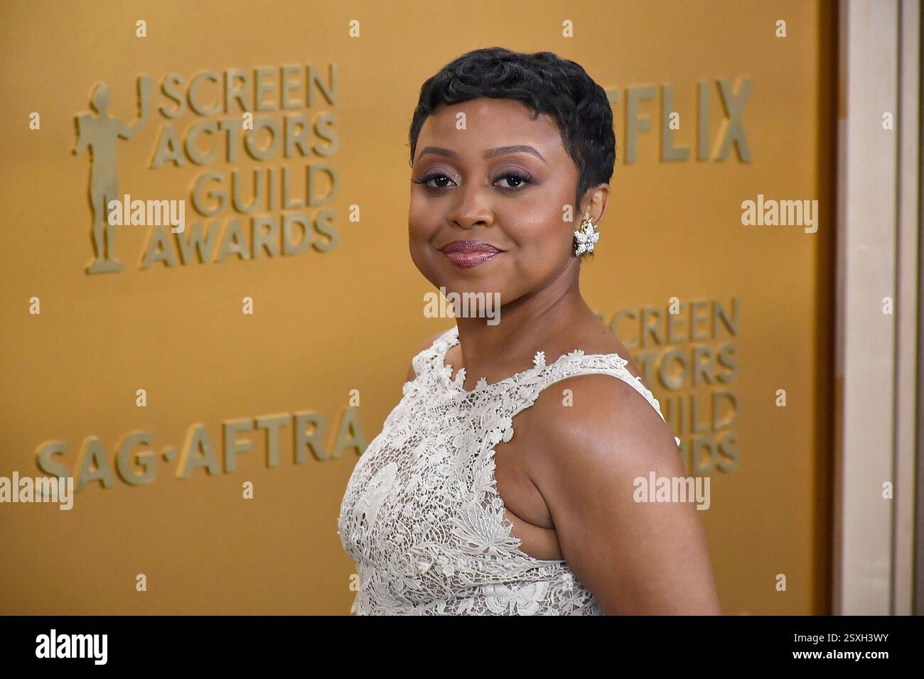 Quinta Brunson attends the 31st Annual Screen Actors Guild Awards at ...