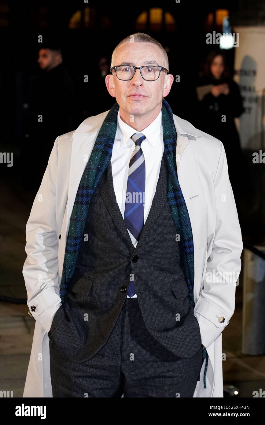 Steve Coogan arriving at the Burberry show at Tate Britain, London, during London Fashion Week ...