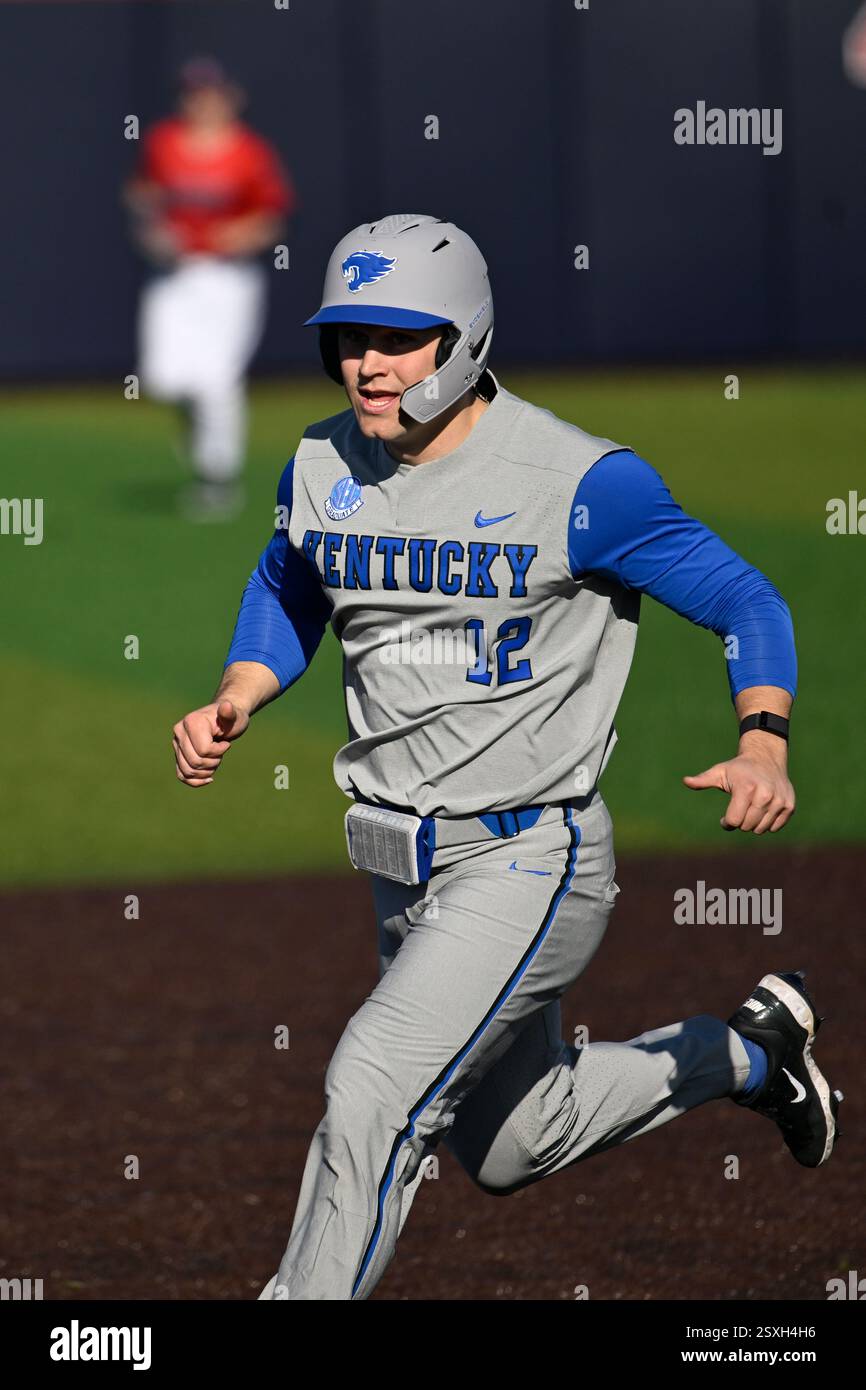 Kentucky utility Cole Hage (12) plays Belmont during an NCAA baseball ...