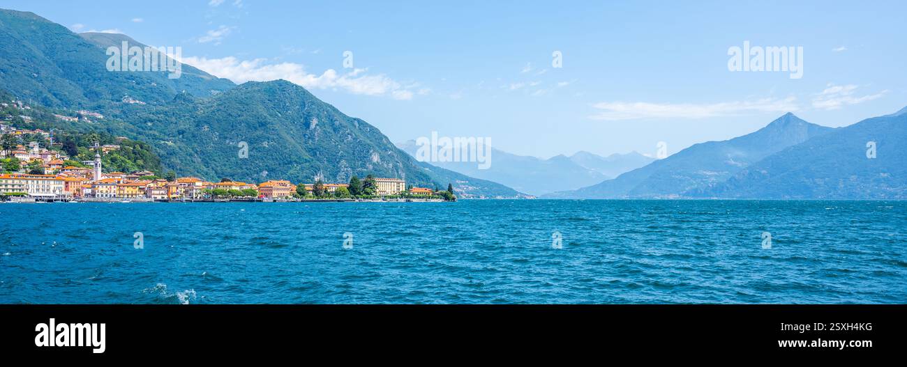 Visitors enjoy the serene beauty of Lake Como, surrounded by majestic ...