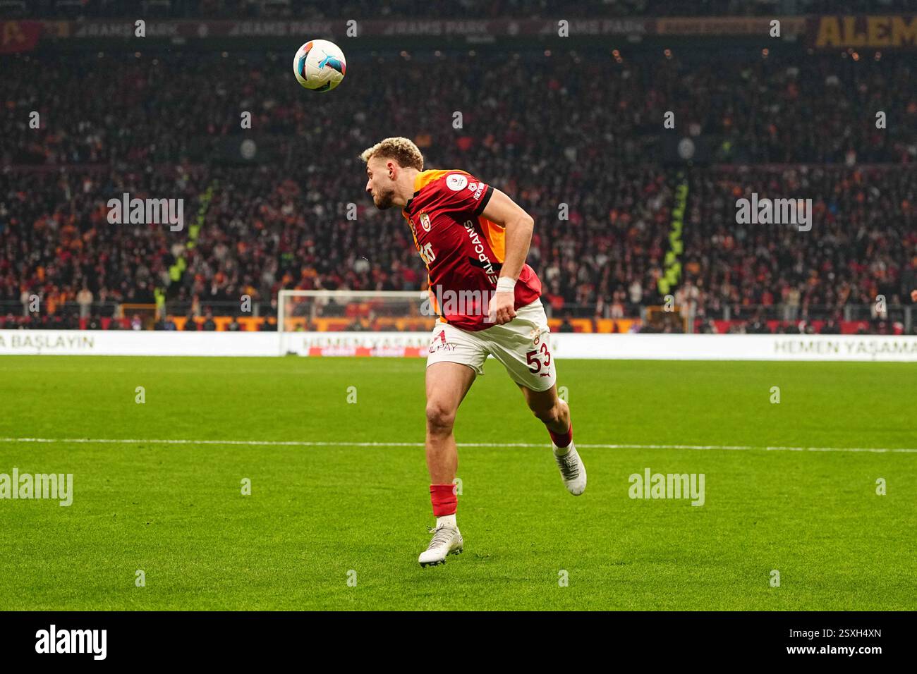 February 24 2025: BarÄ±s Alper Yilmaz // during a Turkish Super Lig ...