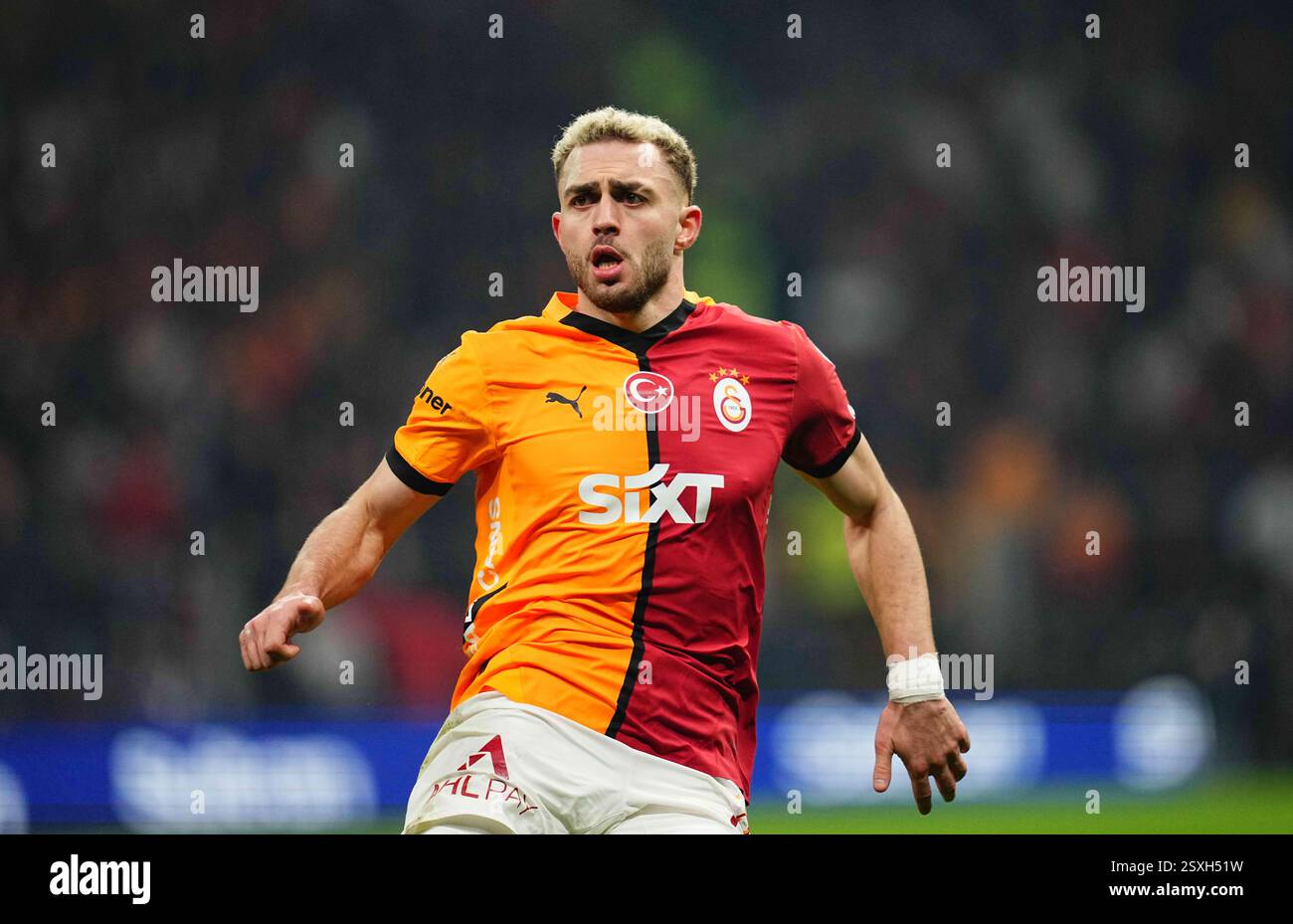 February 24 2025: BarÄ±s Alper Yilmaz // during a Turkish Super Lig ...