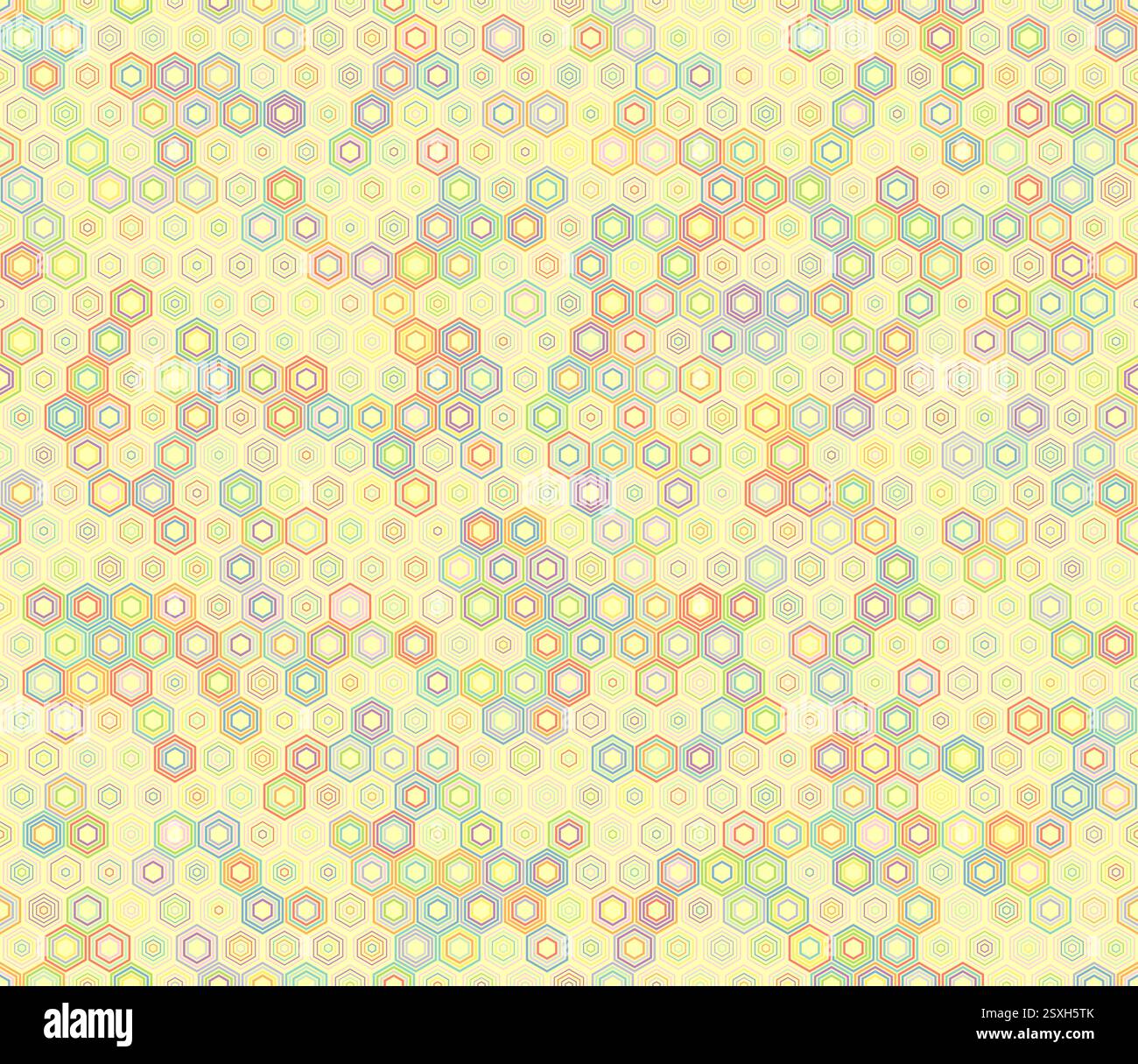 Honeycomb Background. Geometric shapes of varied style and color ...