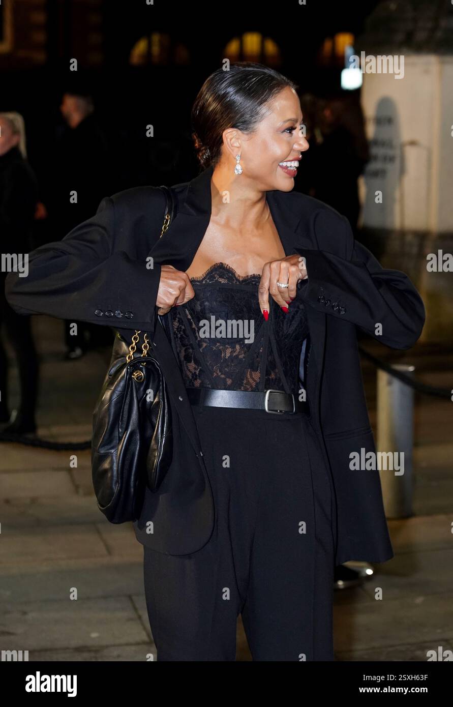 Emma Thynn, Marchioness of Bath arriving at the Burberry show at Tate ...