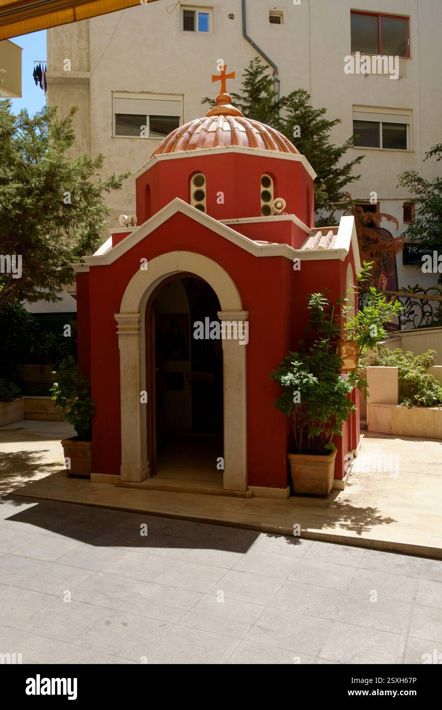 Crete greece orthodox chapel hi-res stock photography and images - Alamy