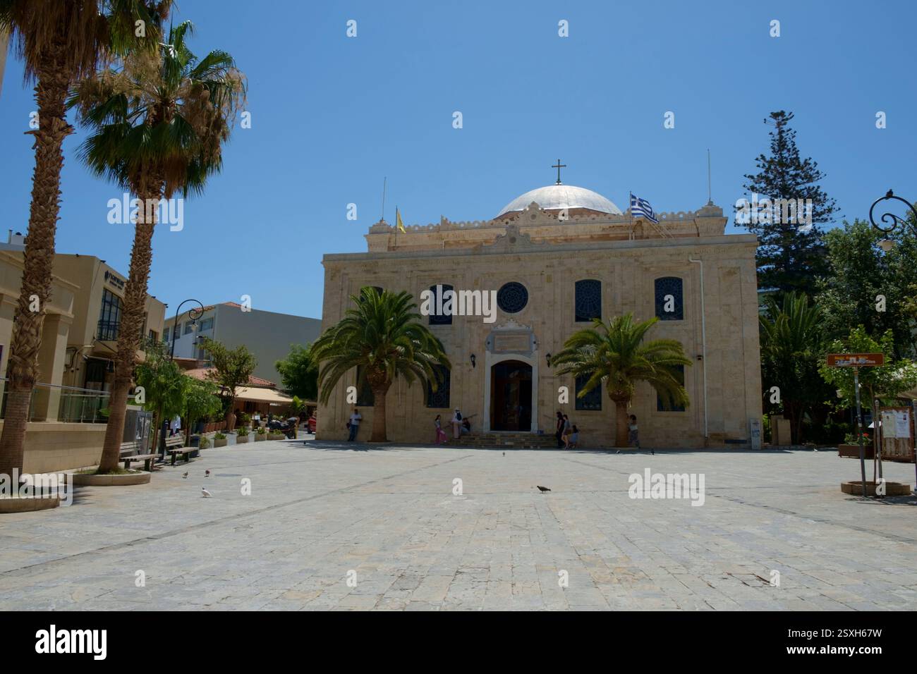 Holy Cathedral of Saint Titus, Heraklion, Crete Stock Photo - Alamy
