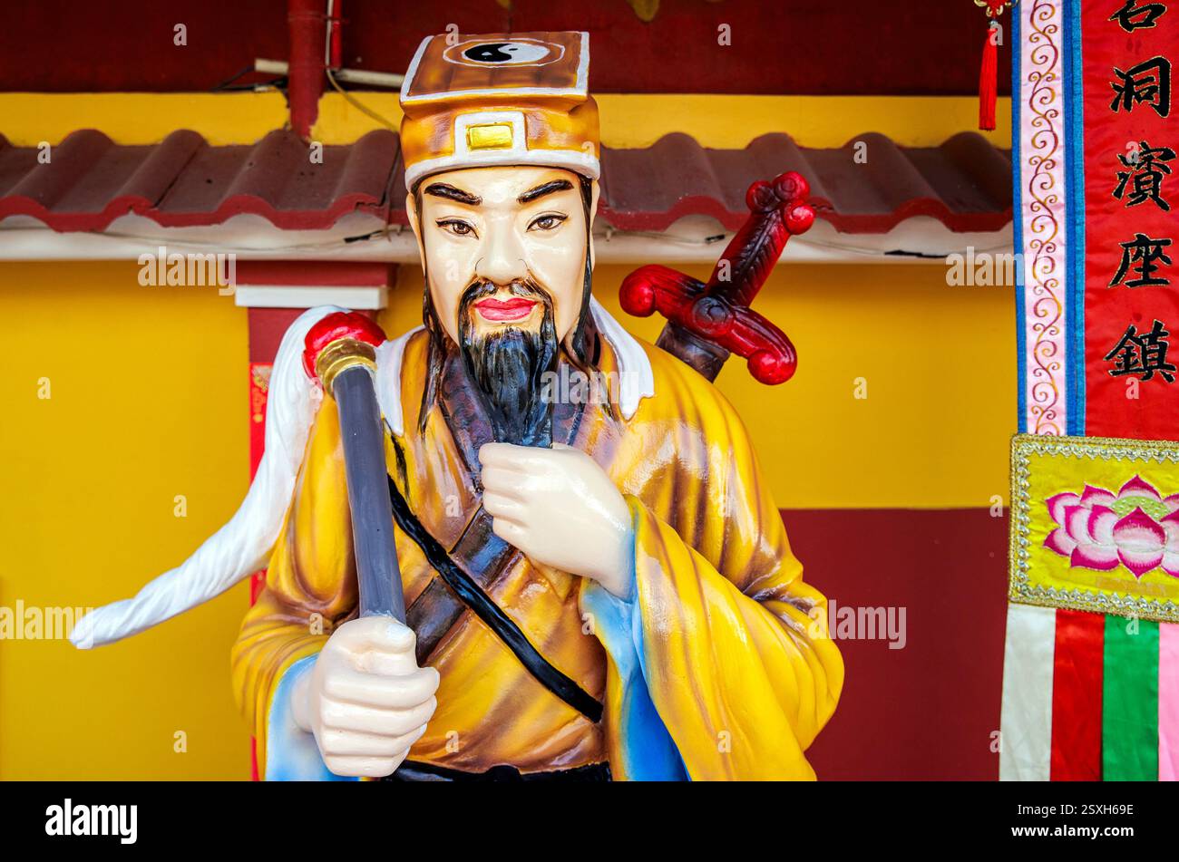 Mr Bao Culture, Taoism temple, Long Thuan village, Vietnam, Tuesday ...