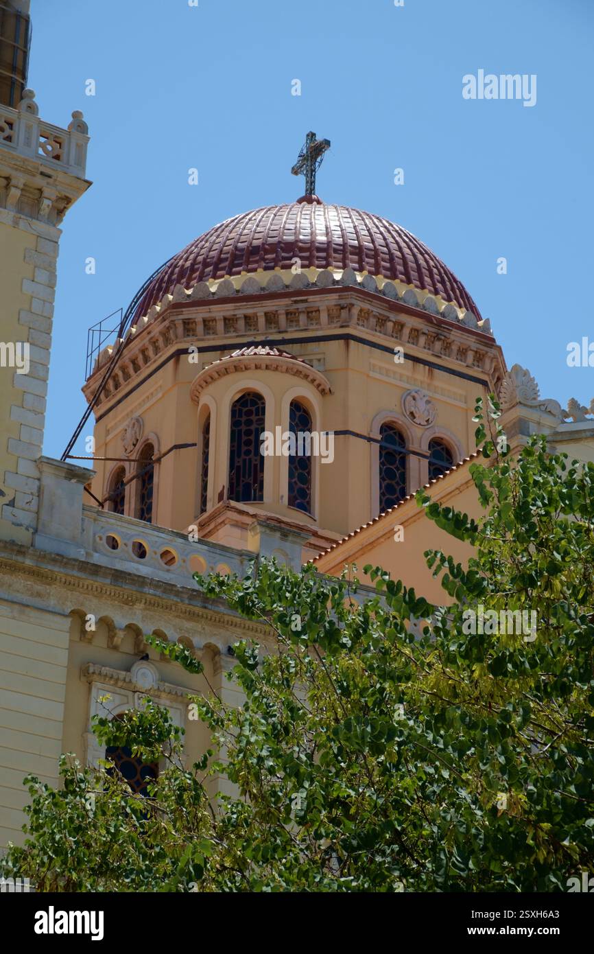 Cathedral of Agios Minos, Heraklion, Crete Stock Photo - Alamy