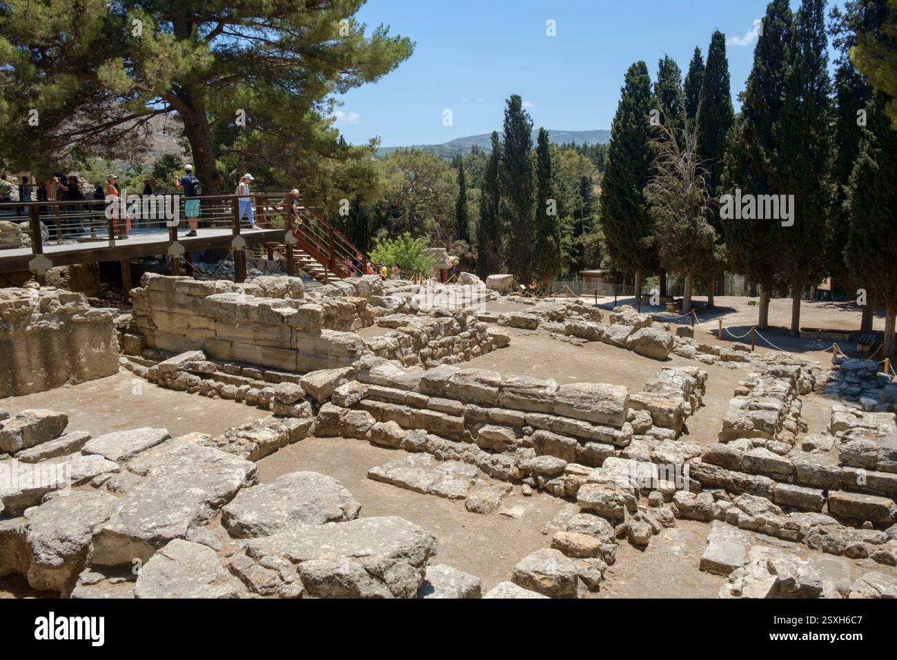 Palace of Knossos, Crete, Greece Stock Photo - Alamy