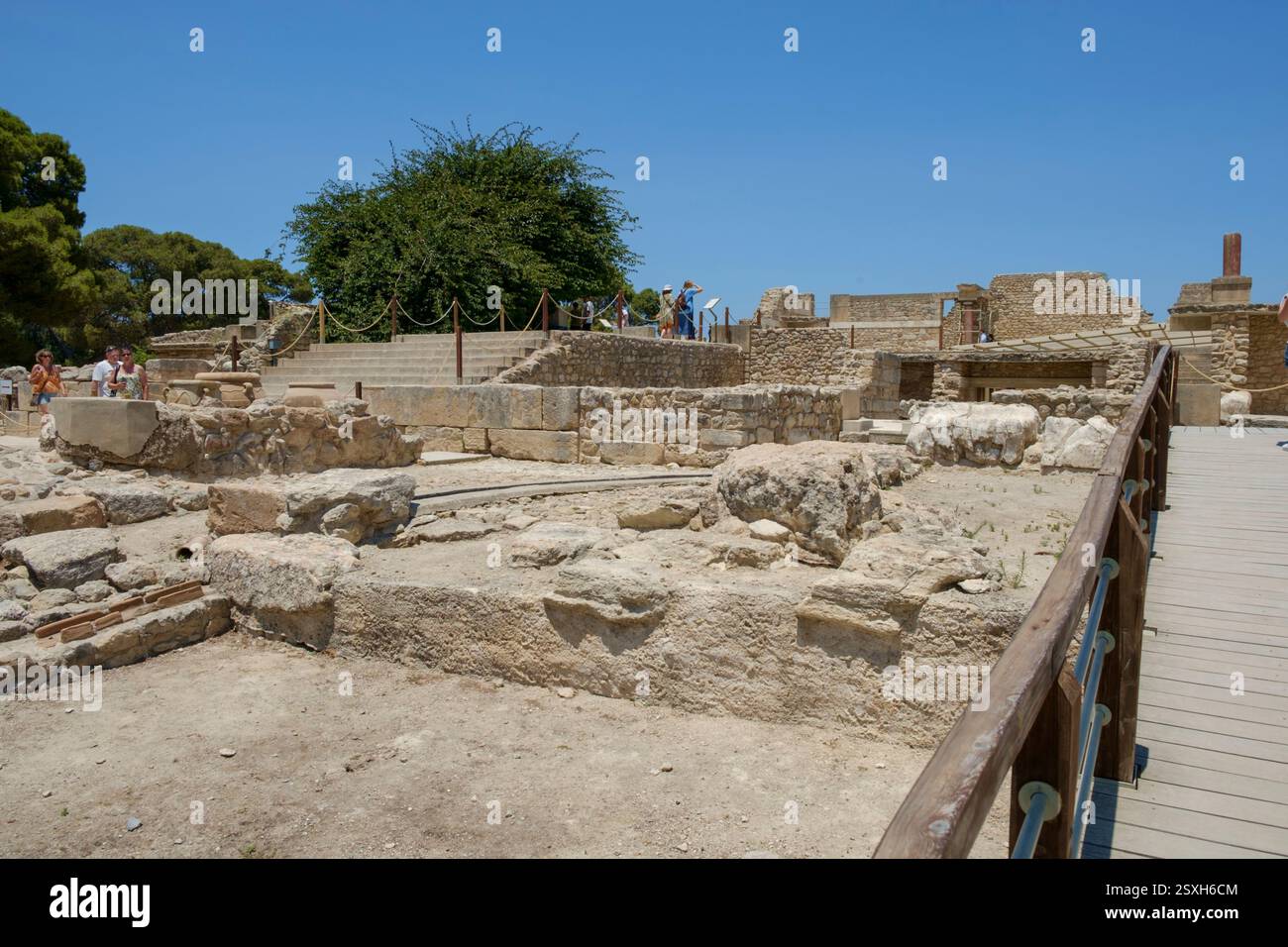 Palace of Knossos, Crete, Greece Stock Photo - Alamy