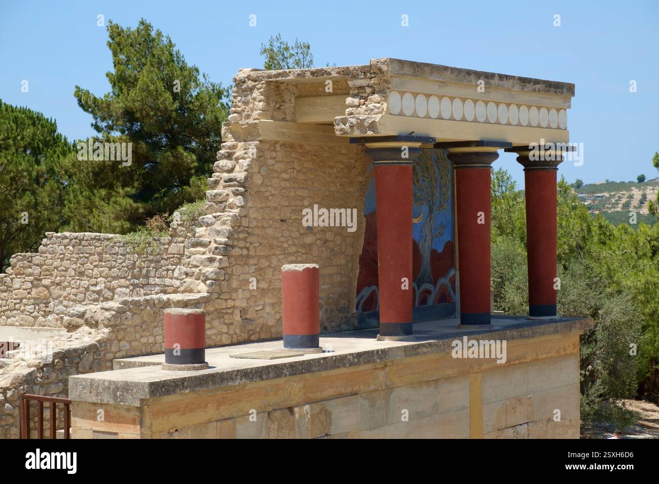 Palace of Knossos, Crete, Greece Stock Photo - Alamy