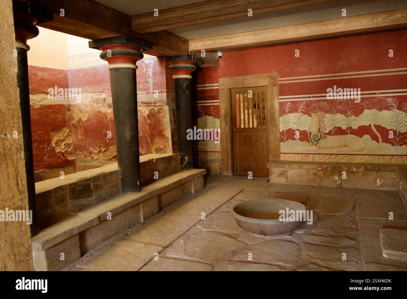 Palace of Knossos, Crete, Greece Stock Photo - Alamy