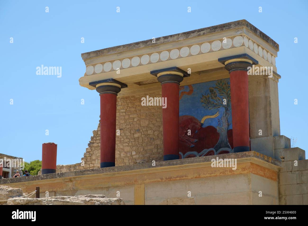 Palace of Knossos, Crete, Greece Stock Photo - Alamy