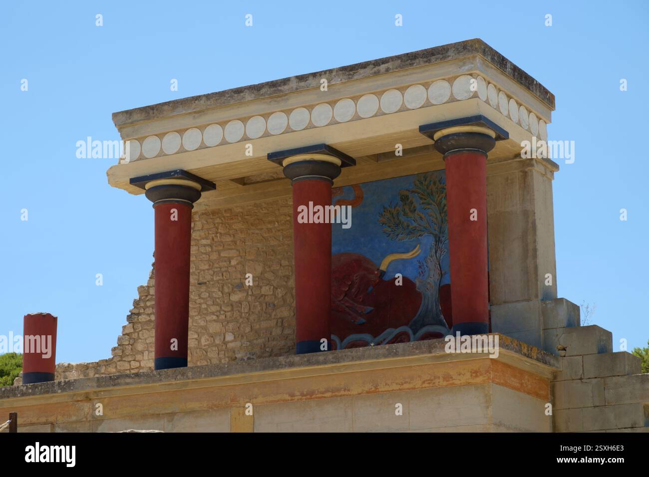 Palace of Knossos, Crete, Greece Stock Photo - Alamy