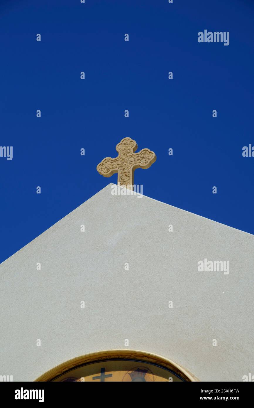 Saint Konstantinos Church, Kato Gouves, Crete Stock Photo - Alamy